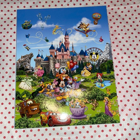 Disney | Other | Disneyland Exclusive Trifold Photo Slevefolder Fits ...